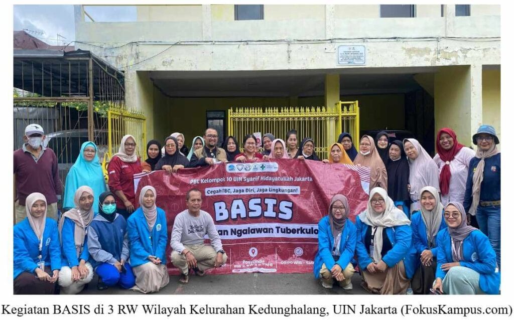 Cegah TBC, Kelompok 10 PBL UIN Jakarta Galakan Program BASIS (Babarengan Ngalawan Tuberkulosis ...